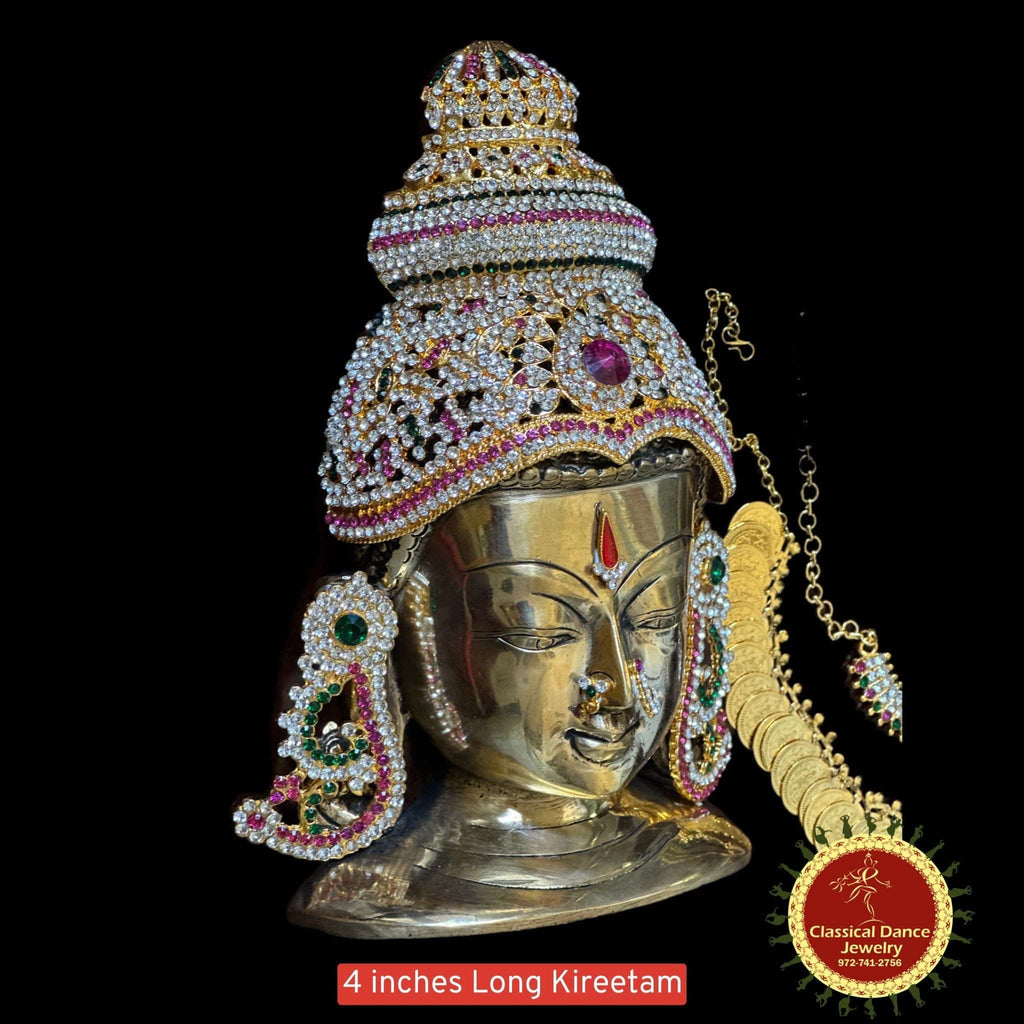 Designer BRASS BUDDHA Goddess Varalakshmi Ammavaru Face Kireetam | Amm ...