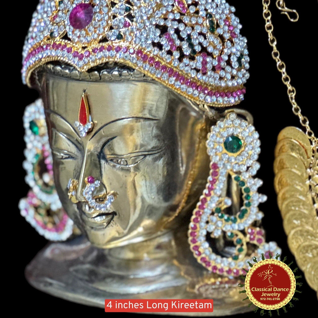 Designer BRASS BUDDHA Goddess Varalakshmi Ammavaru Face Kireetam | Amm ...