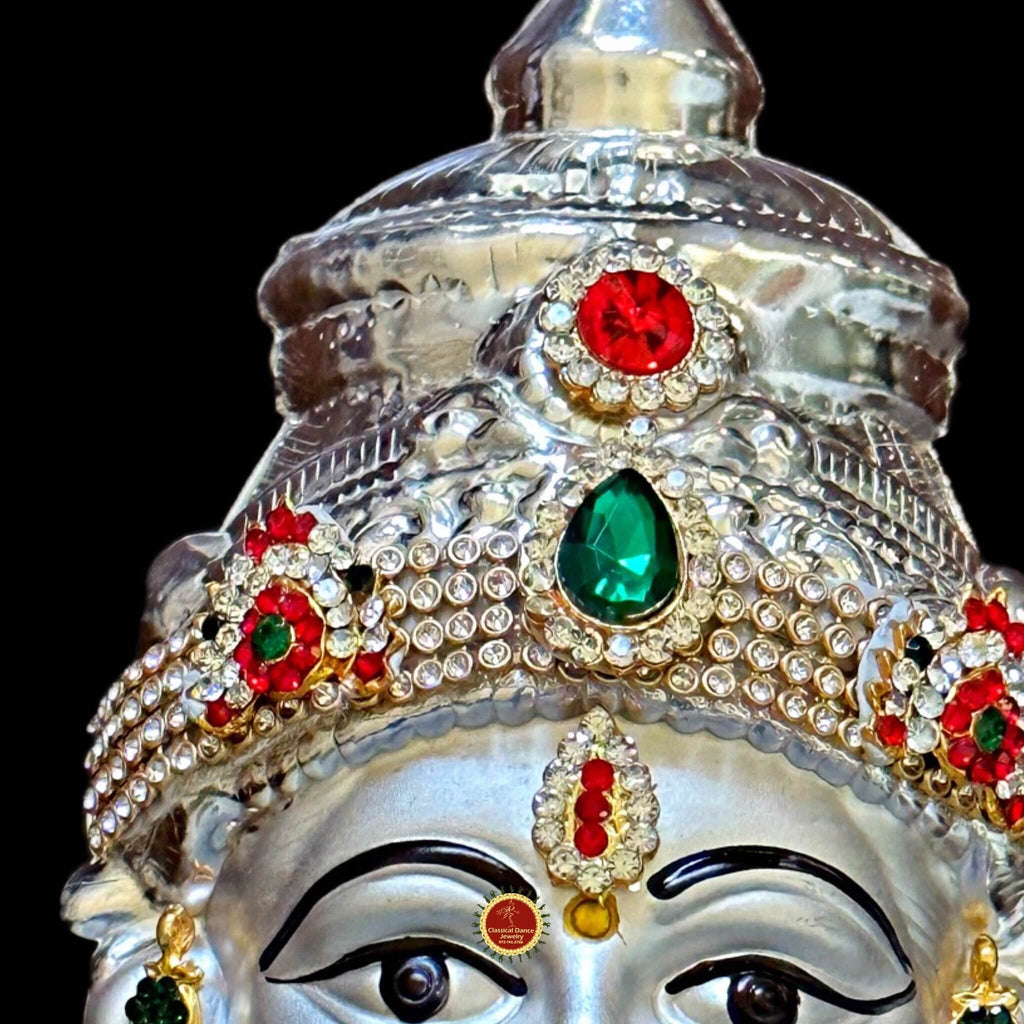 German Silver Goddess Varalakshmi Ammavaru Face | Amman Pooja Festival ...