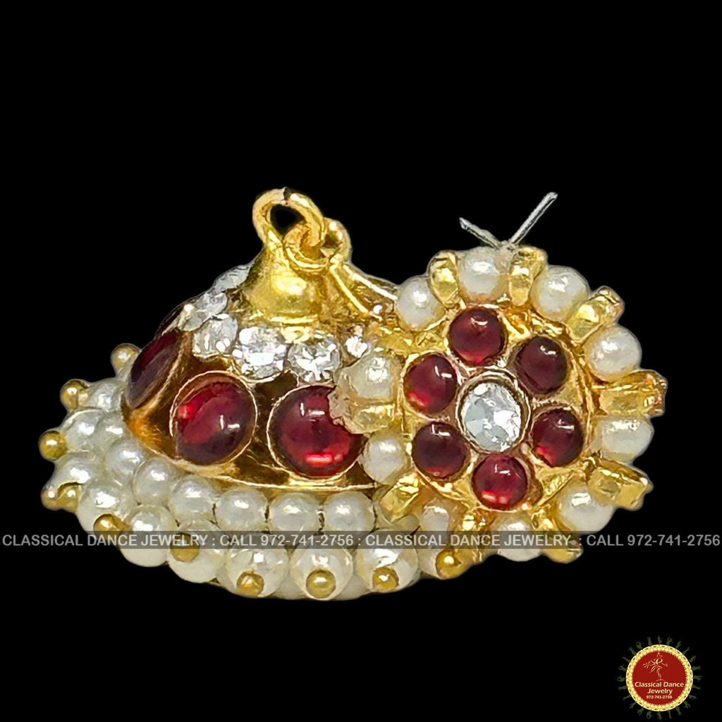 Traditional Temple Kempu NATARAJA Design Indian Jewelry | Bharatnatyam ...