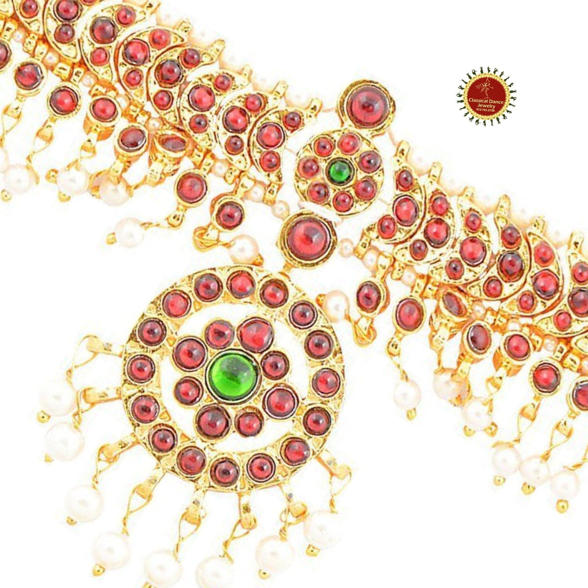 Temple Kempu Vanki Bajuband Armlet 'U ' | Indian Jewelry | Regular Siz ...