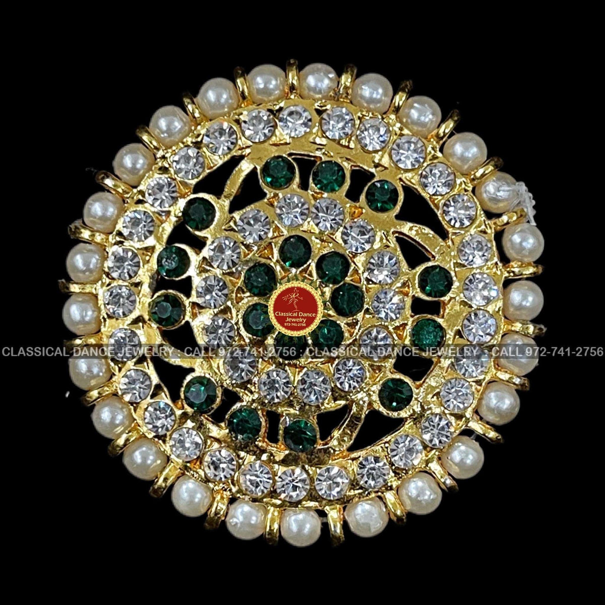 WHITE STONE GREEN Surya Chandra Indian Jewelry | Sun Moon | Bharatanat ...